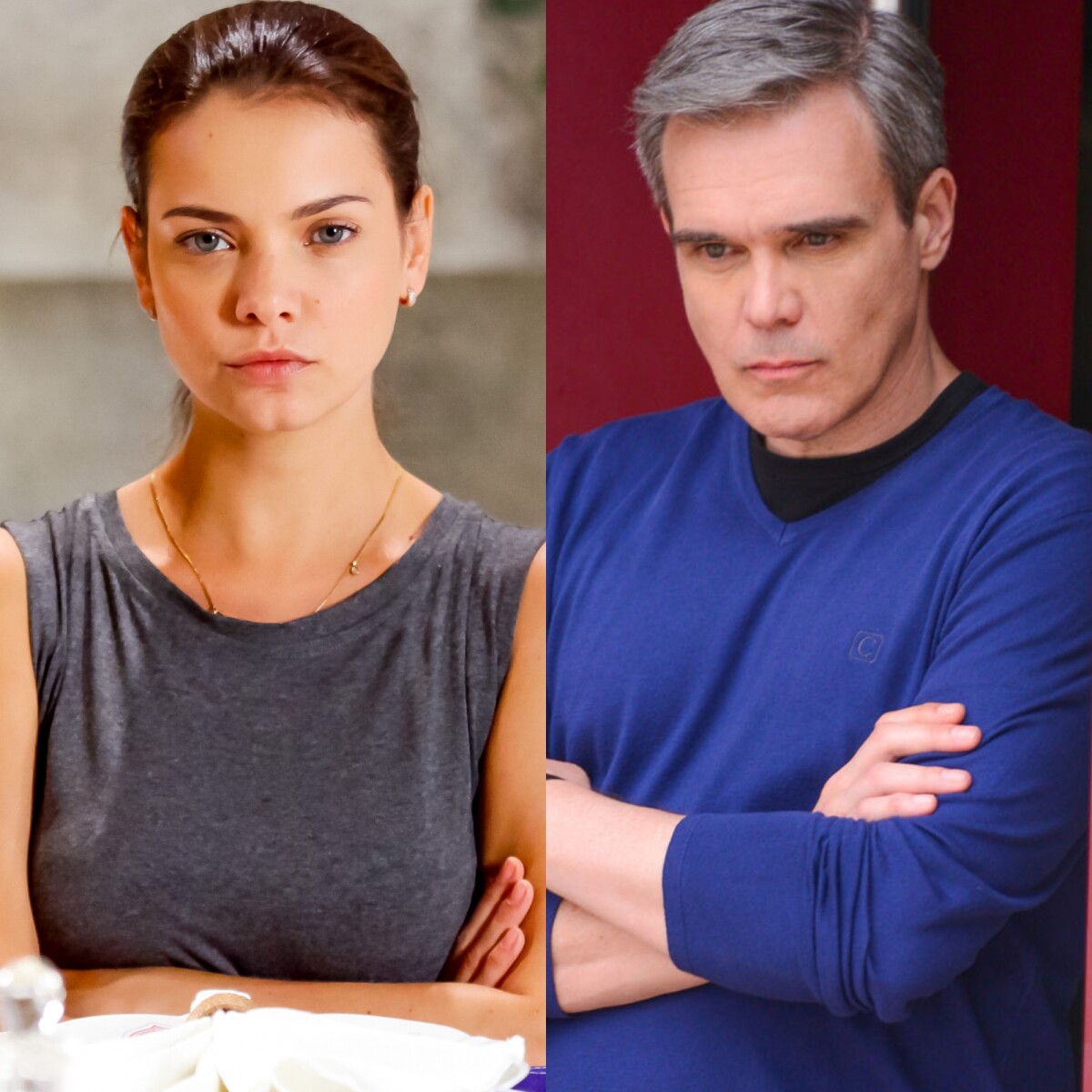 Foto: Luísa (Milena Toscano) nega que Sr. Pendleton (Dalton Vigh) é o ...