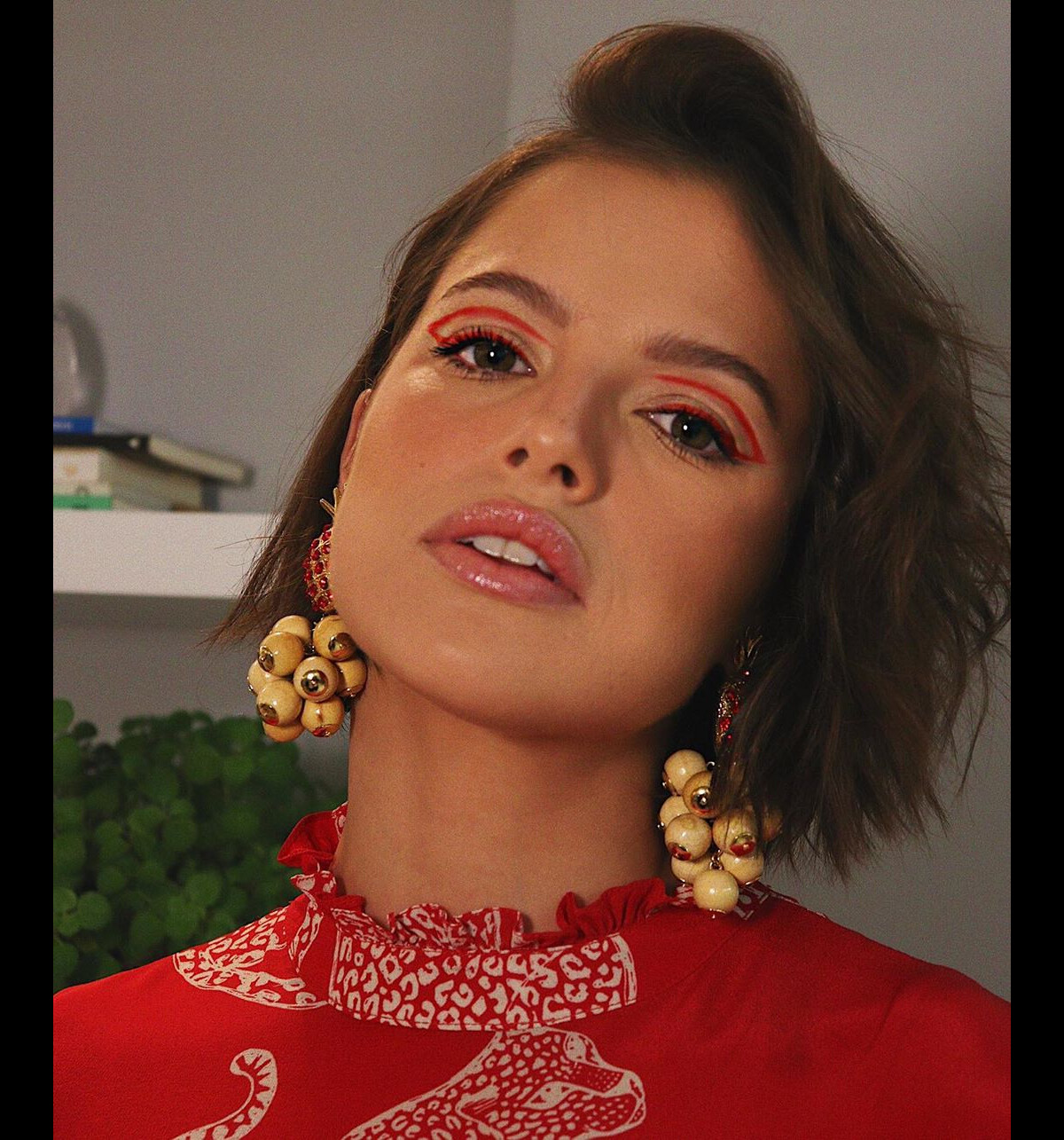 Foto: Maquiagem de Agatha Moreira: atriz já aderiu aos delineados ...