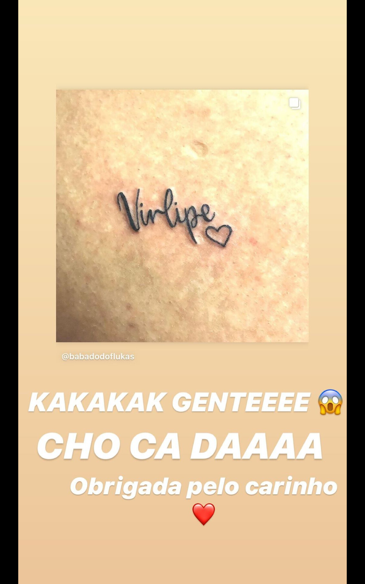 Foto: Virgínia Fonseca se choca com tatuagem de fã em homenagem ao ...