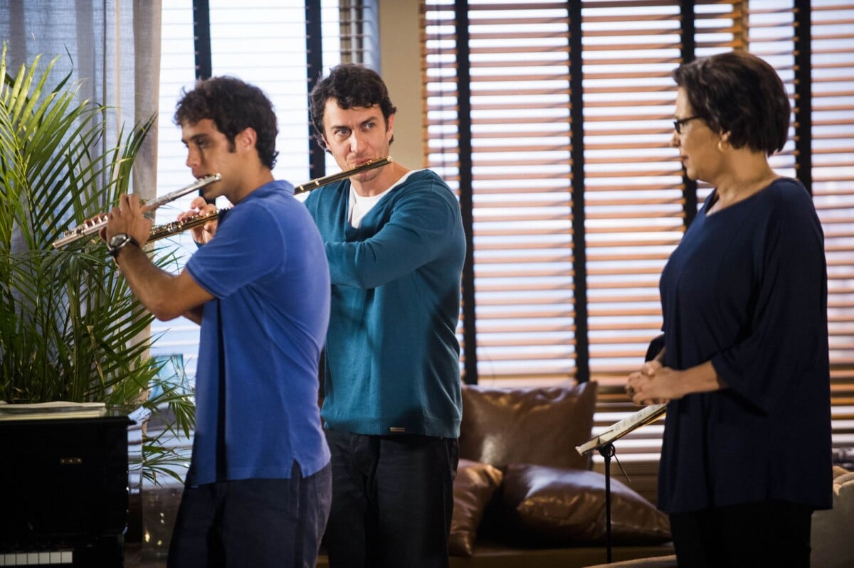 Foto: Gabriel Braga Nunes e Ronny Kriwat eram pai e filho, Laerte e ...