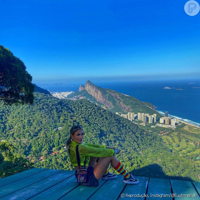 Luana Mariá gosta de passeios e já saltou de asa-delta - Purepeople