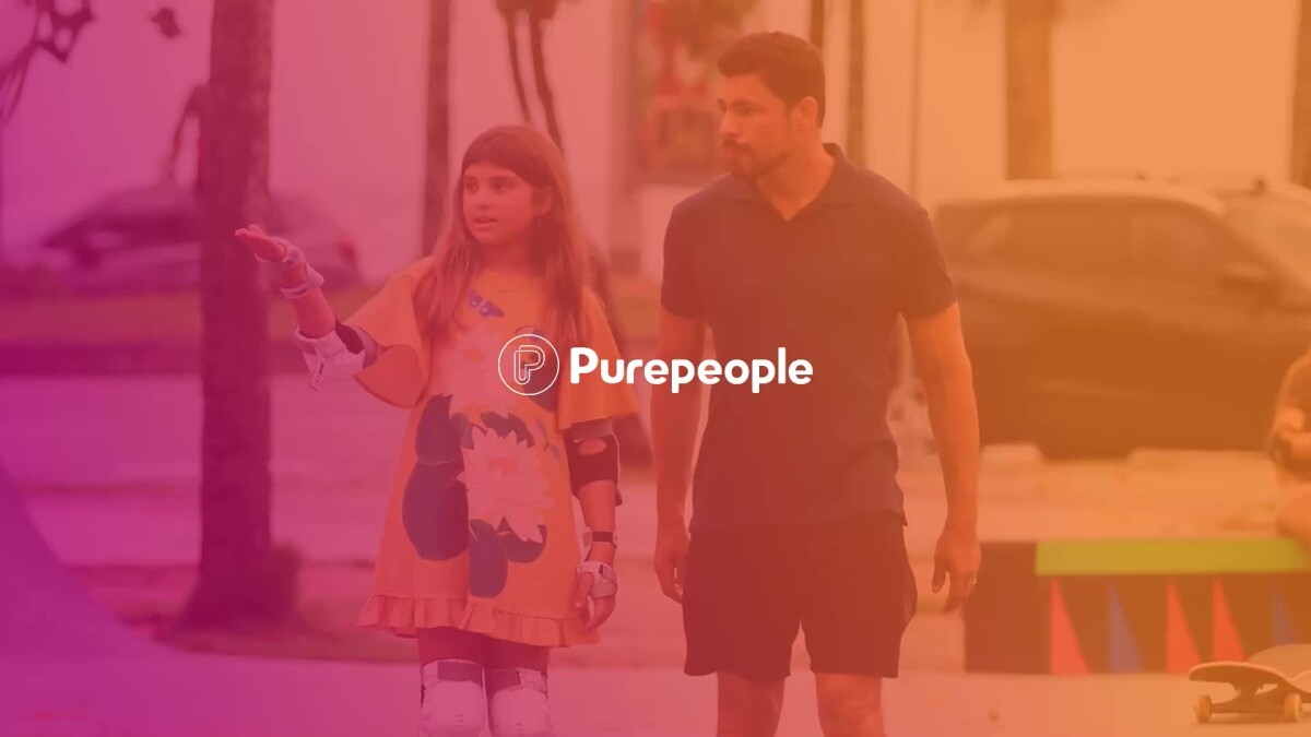 Vídeo: Cauã Reymond acompanha a filha, Sofia, em pista de skate ao lado ...