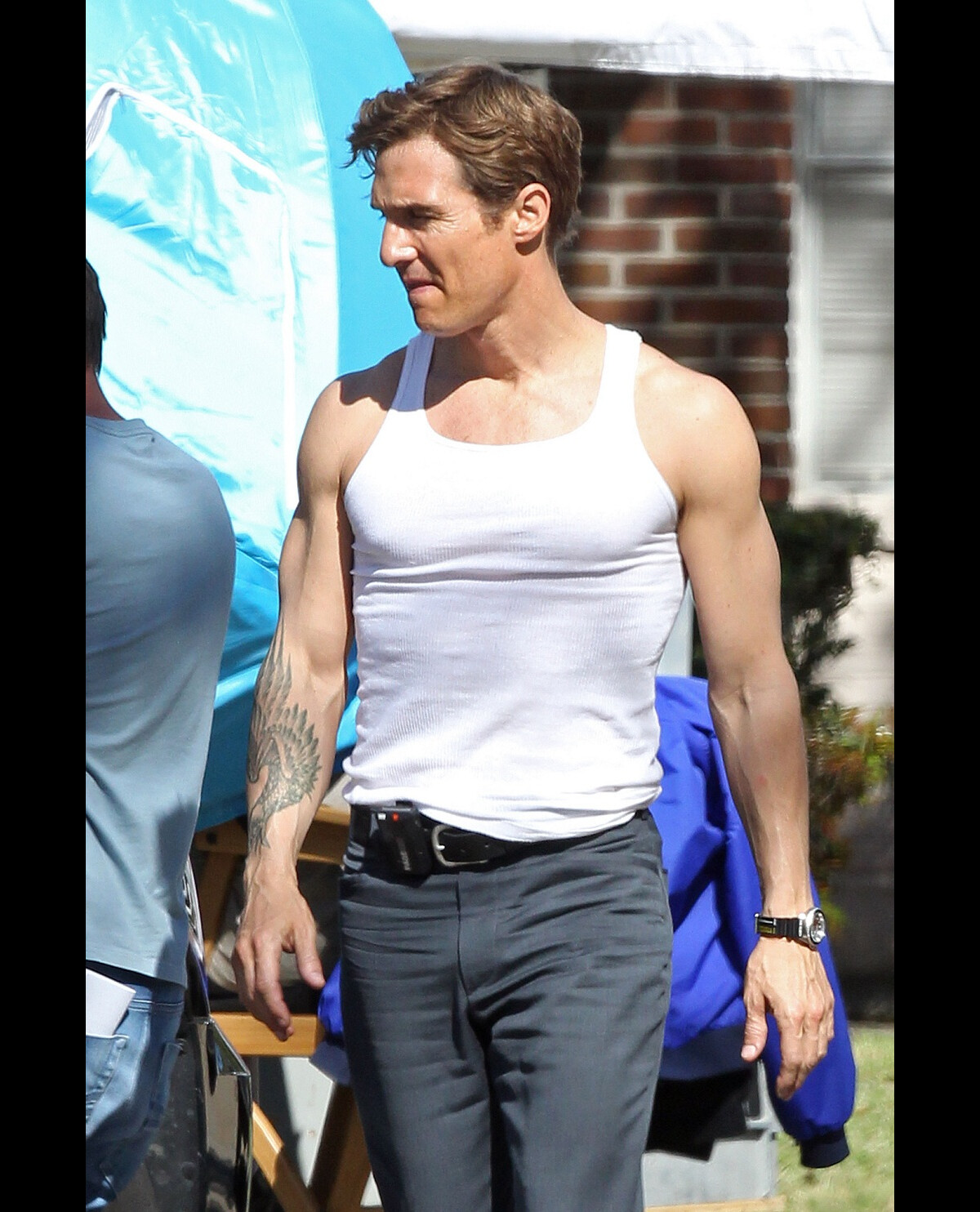 Foto: Matthew McConaughey voltou a exibir o corpo musculoso, talhado ...