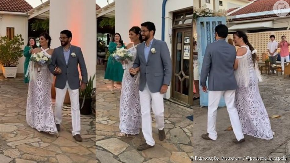 Casamento de Emanuelle Araújo com Fernando Diniz: fotos, vestido de ...