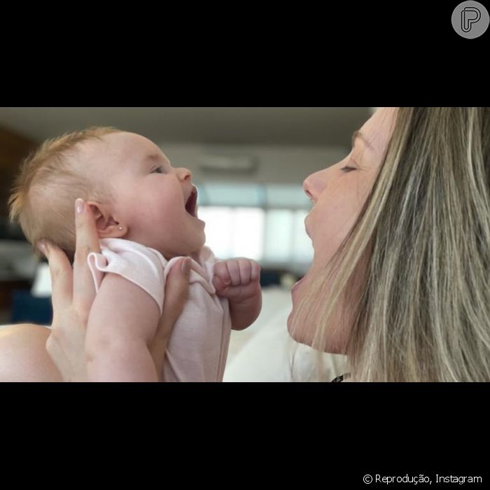 Nova foto de Lua, filha Daiana Garbin e Tiago Leifert, encantou famosos ...