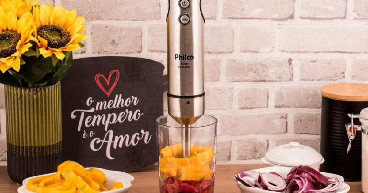 O Mixer, da Philco, é ideal para preparar receitas líquidas como sucos ...