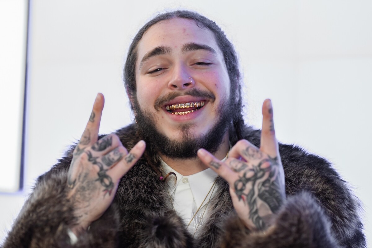 Foto: Post Malone exigiu balinhas Jelly Belly Fish. O doce não é ...