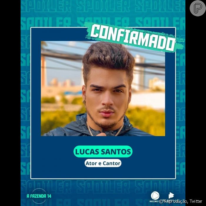 'A Fazenda 2022': Lucas Santos fez sucesso em 'Carrossel' - Purepeople