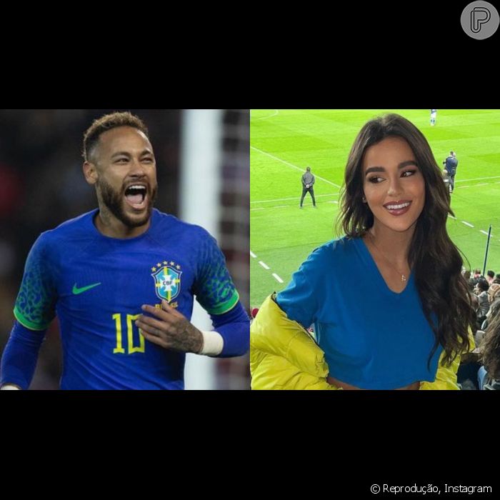 Brenda Pavanelli, apontada como suposto affair de Neymar Jr., compartilhou registros do jogo do ...