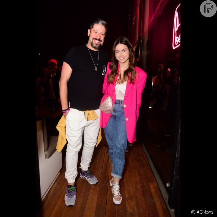 Mari Palma e o marido, Phelipe Siani, curtiram festa de Cleo - Purepeople