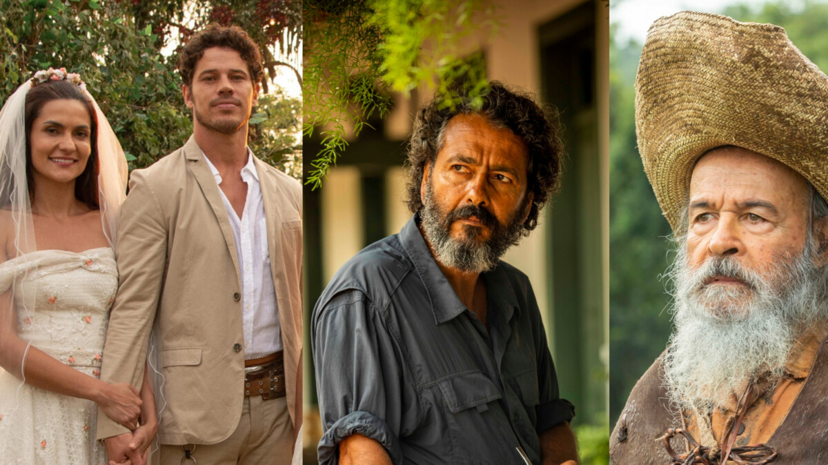 Foto Último Capítulo Da Novela Pantanal Tem Morte Casamentos