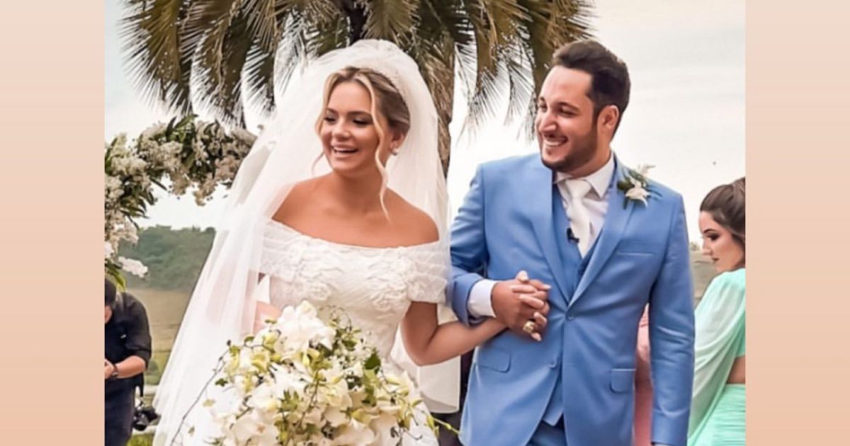 Barretto, da dupla com Bruno, e Luísa Marconi se casam em Londrina ...