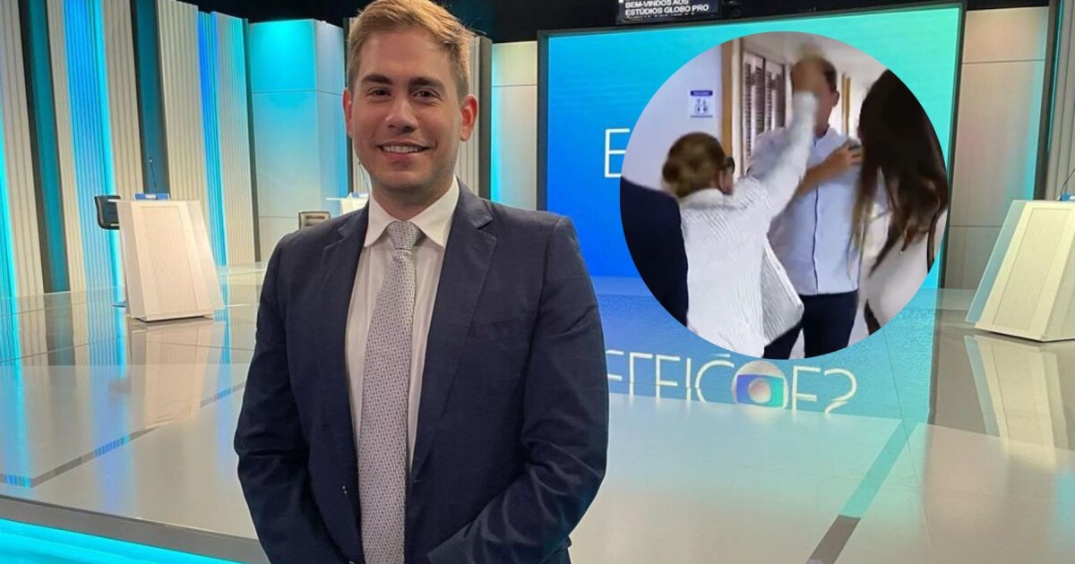 Repórter da TV Globo é agredido durante o trabalho e fica ferido. Vídeo ...