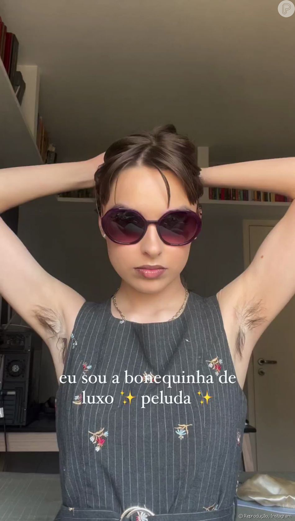 Bel Moreira: axilas peludas causam polêmica na web e atriz de 'Poliana ...