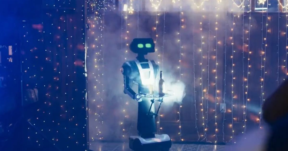 O robô Haroldo foi apresentado como novo funcionário do bar da novela ...