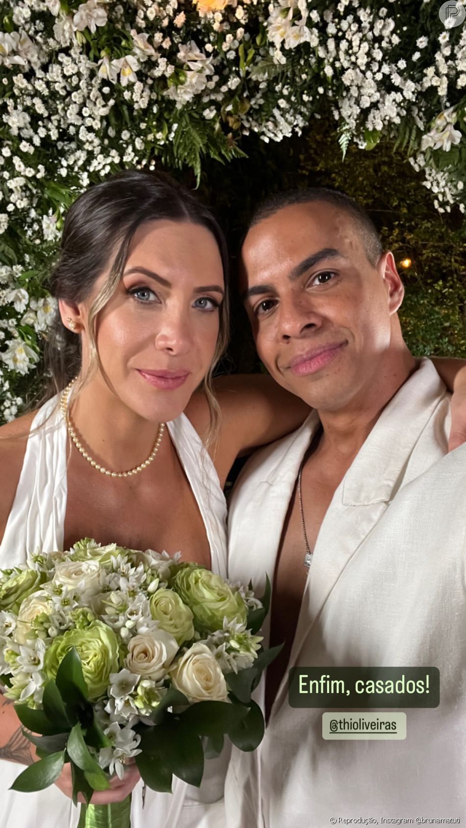 Casamento mini wedding: Thiago Oliveira, do É de Casa, e mulher, Bruna ...