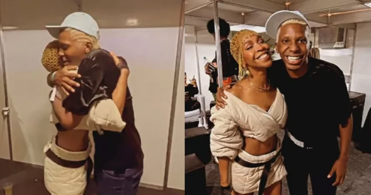 Karol Conká e Lucas Penteados se reencontram pela primeira vez após polêmicas no BBB 21 - Purepeople