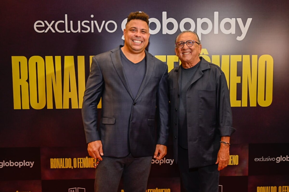 Foto: Ex-atletas como Ronaldo também homenagearam Galvão Bueno - Purepeople