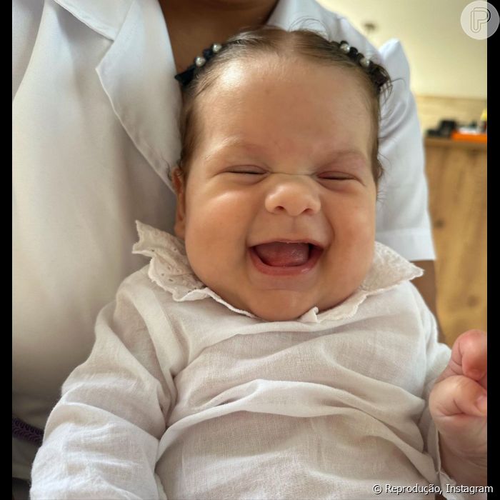 Maria Flor, filha caçula de Virgínia Fonseca e Zé Felipe, nasceu em ...