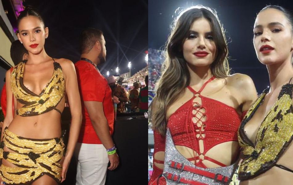 Bruna Marquezine Dispensa Sutiã Em Look De Cintura Baixa Curto E Justo