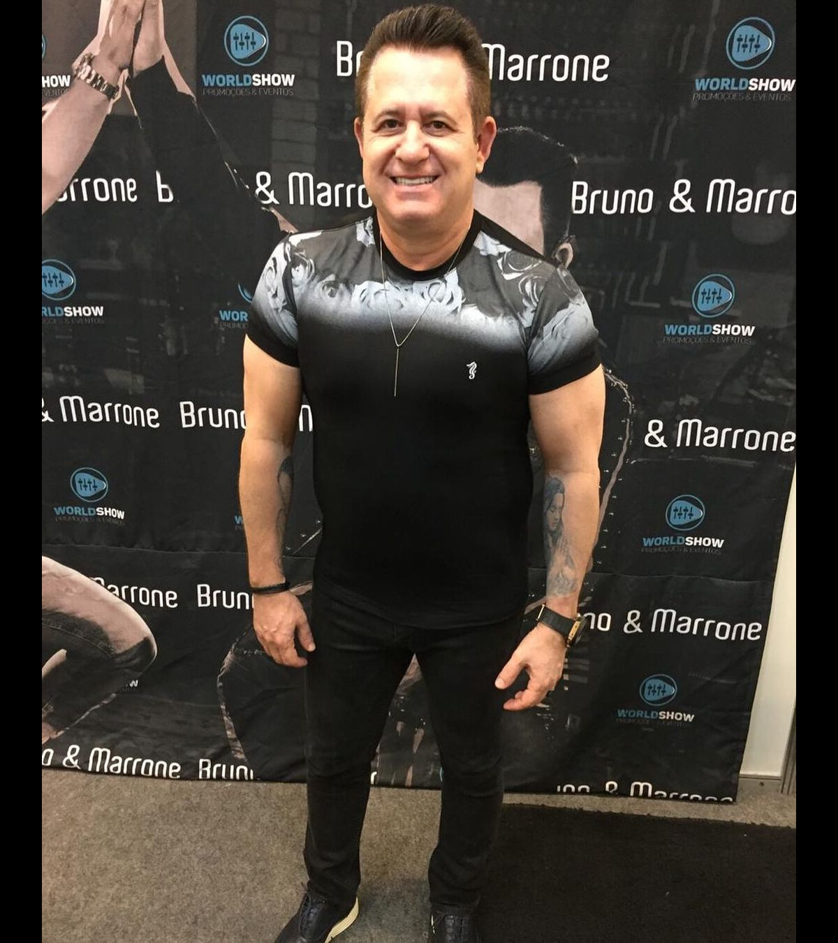 Foto: Marrone usou as redes sociais para mostrar o resultado das ...