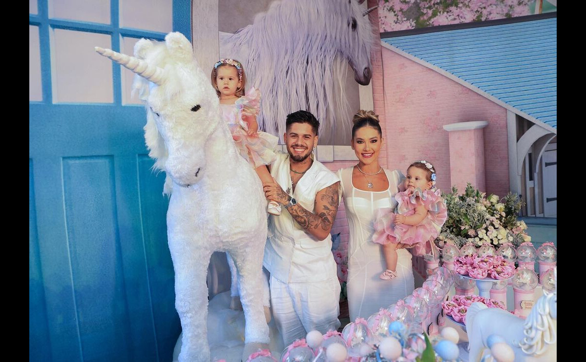 Foto: Maria Alice teve como tema de aniversário: "Unicórnio no Mundo ...
