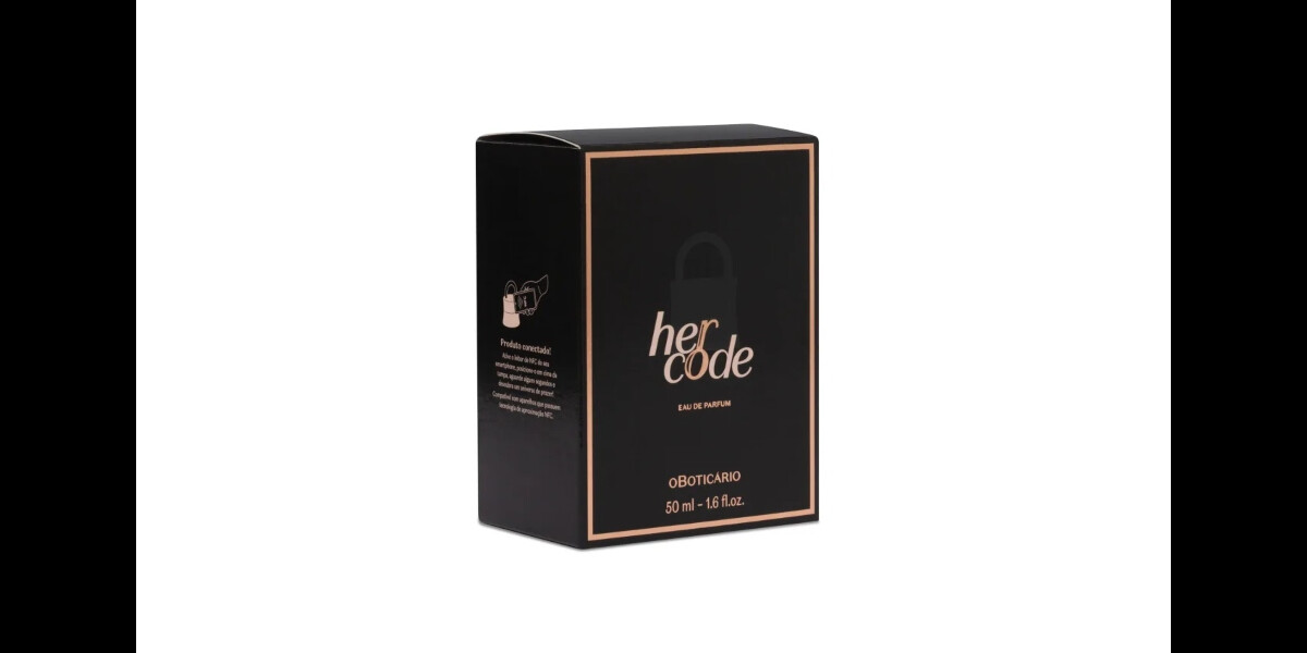 Foto: Perfume Her Code, do Boticário, conta com uma tecnologia que ...