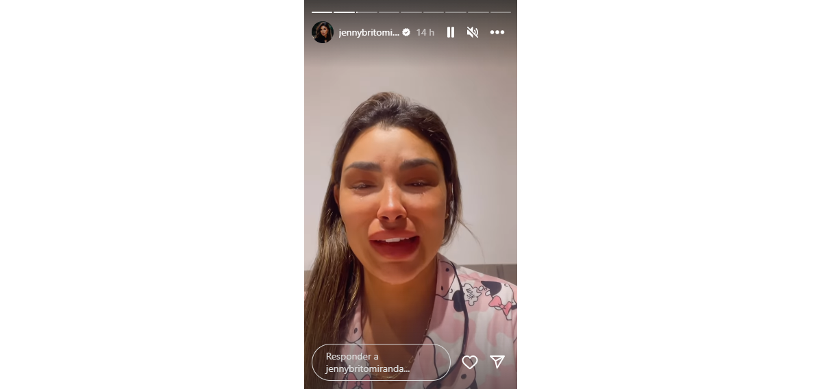 Foto: Jenny Miranda surgiu aos prantos no stories e deixou seus ...