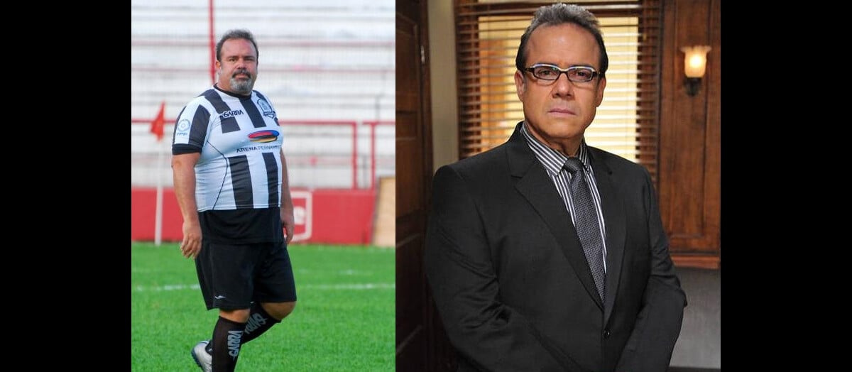 Foto: Antes e depois! Ator André Mattos surpreendeu ao aparecer bem ...
