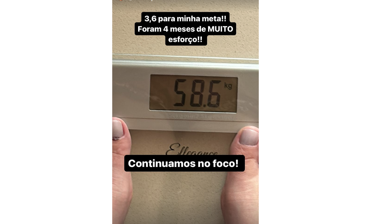 Foto: Bárbara Evans compartilhou seu atual peso no Instagram: 58,6 ...