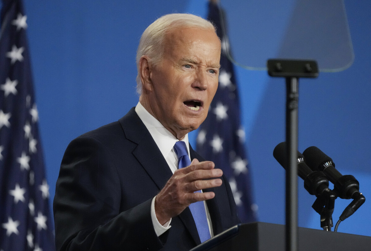 Foto: Joe Biden, atual presidente dos EUA, disputava a reeleição contra ...