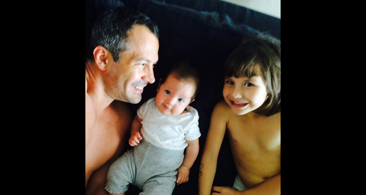 Foto: Malvino Salvador é pai de duas meninas: a caçula Ayra, com a ...
