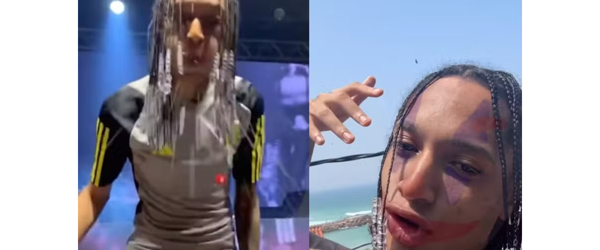 Foto: Oruam cospe em fã durante show, vídeo viraliza e trapper revela ...