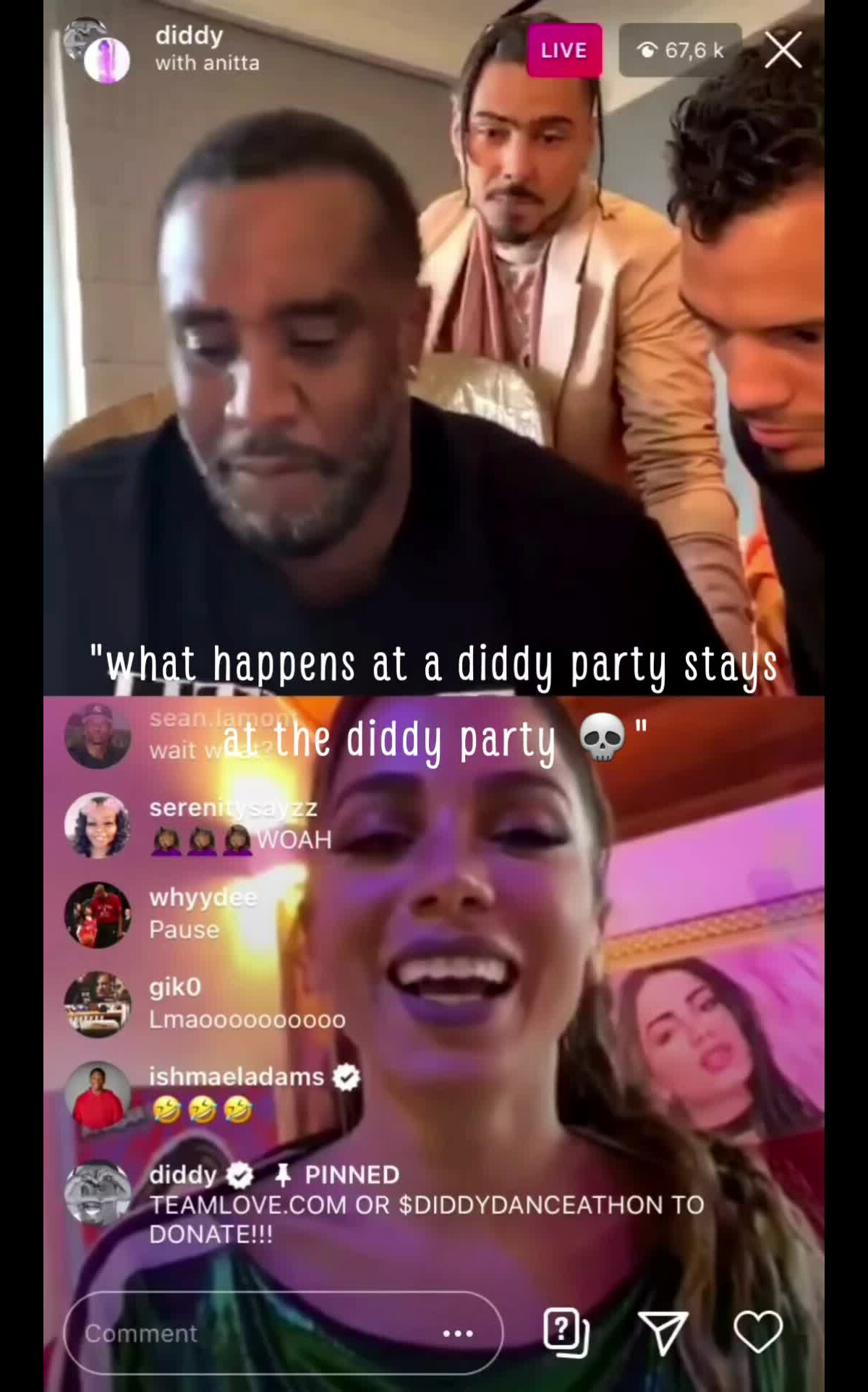 Foto: P. Diddy disse para Anitta: 'O que acontece em uma festa do Diddy ...
