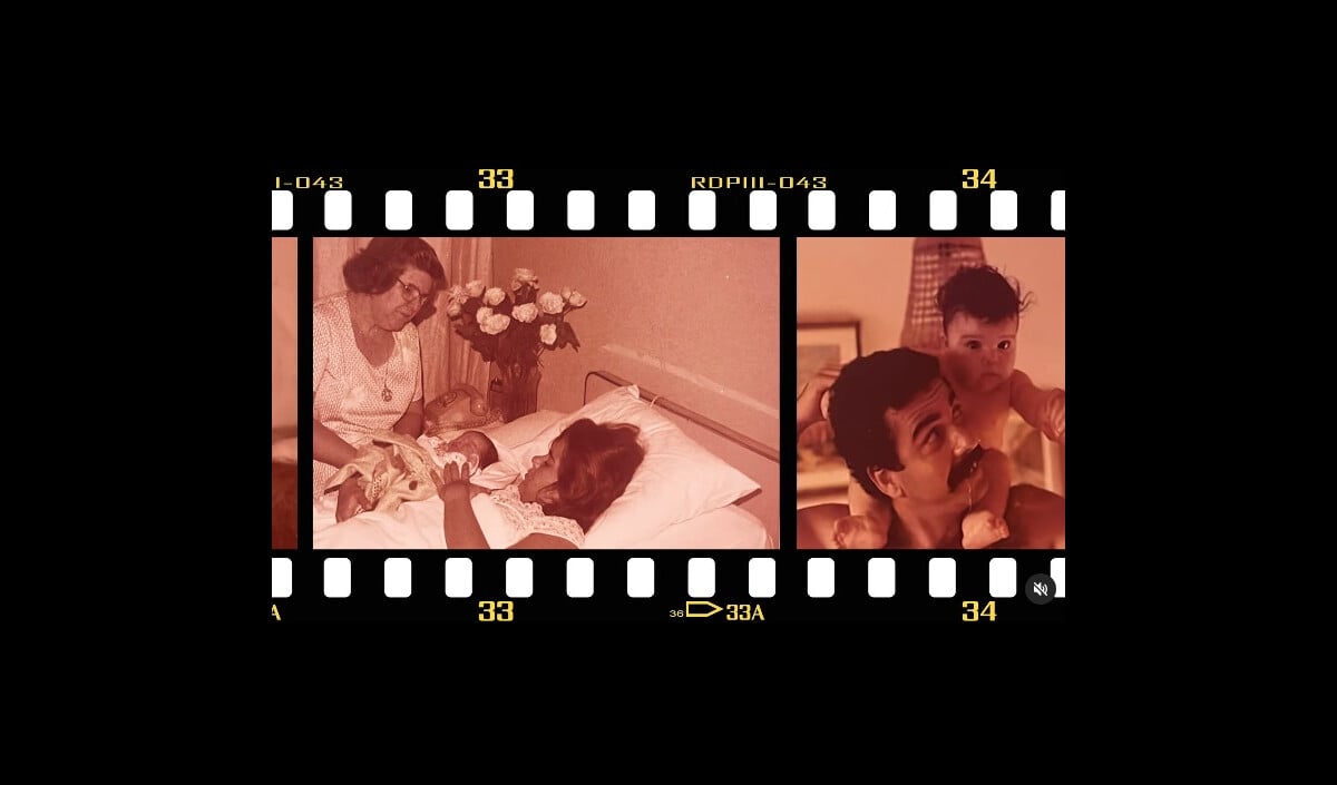 Foto: João Rebello surgiu bebê em foto postada pela irmã nesta segunda ...