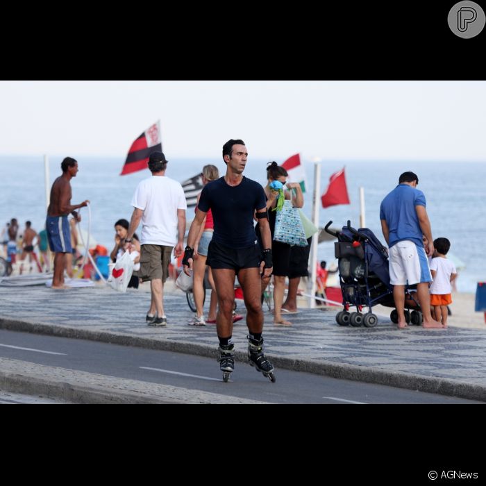 Cesar Tralli abandonou os patins após sofrer alguns acidentes: 'Acho ...