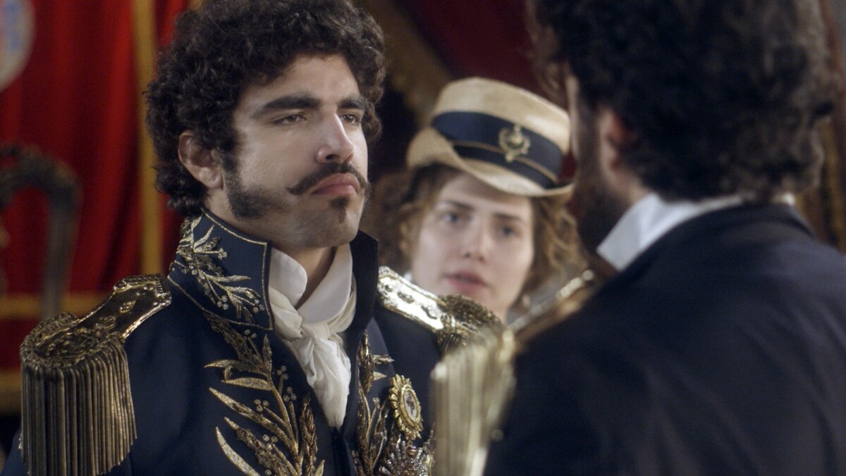 Foto: Dom Pedro (Caio Castro) enfrenta Thomas (Gabriel Braga Nunes) e o ...