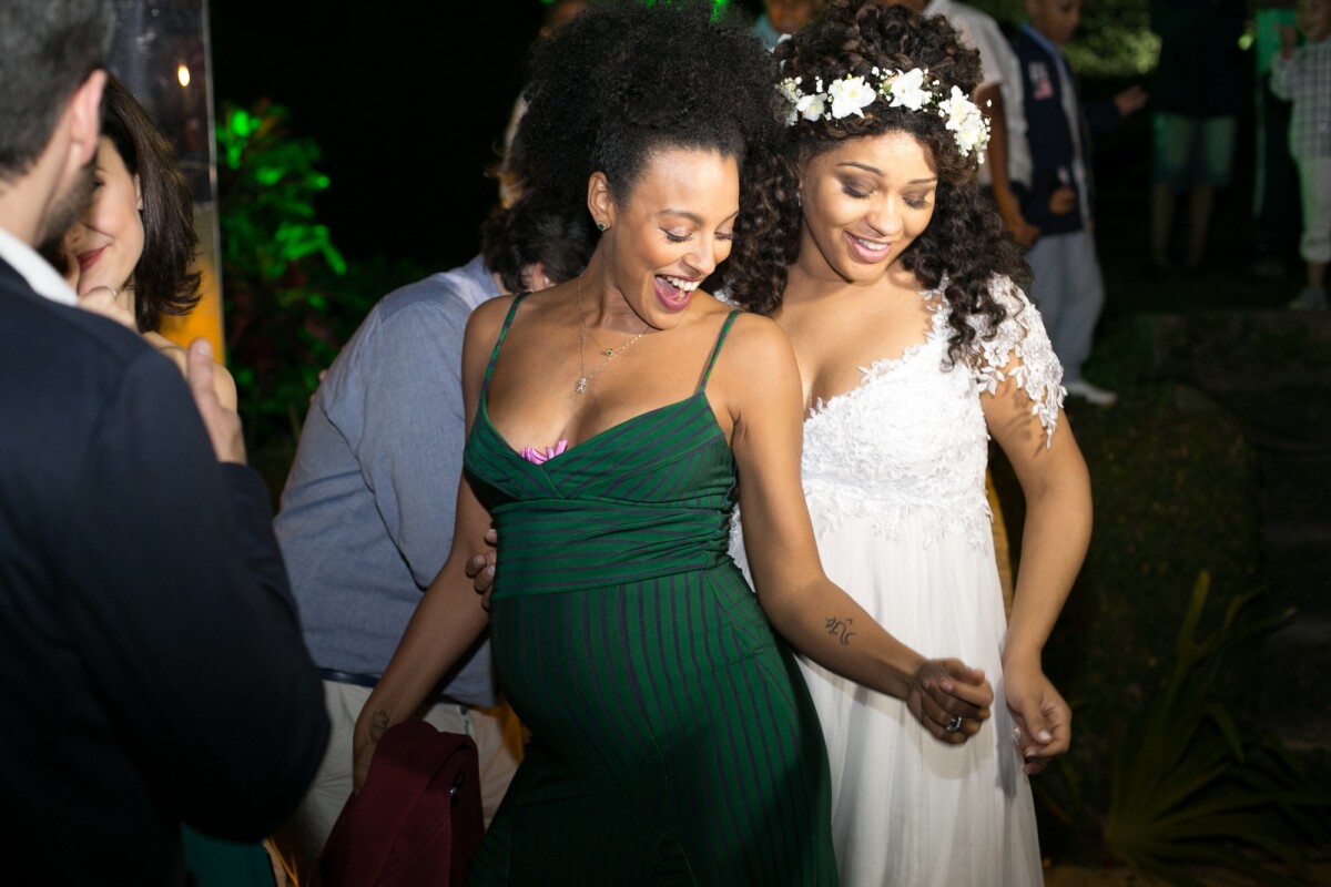Foto: Juliana Alves e Sheron Menezzes, grávidas, dançaram juntas no ...