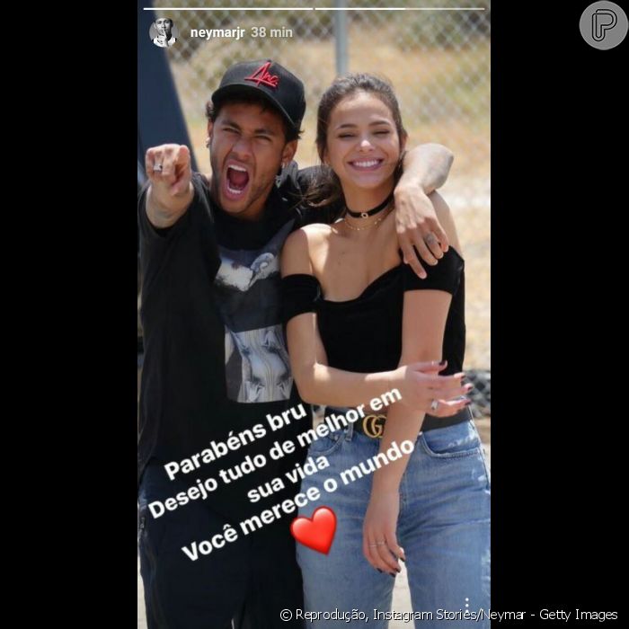 Neymar parabeniza ex-namorada Bruna Marquezine por aniversário neste ...