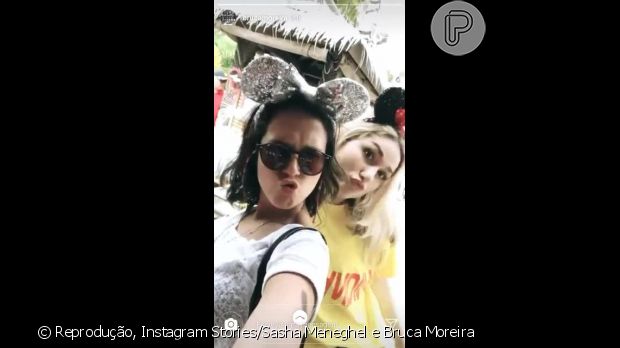 Sasha Meneghel usa tiara da Minnie em parque da Disney: 'Criança feliz ...