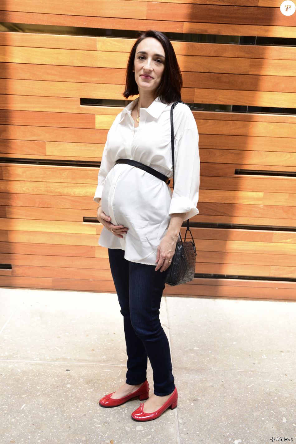 Maria Prata deu à luz Laura, sua primeira filha com o jornalista Pedro ...