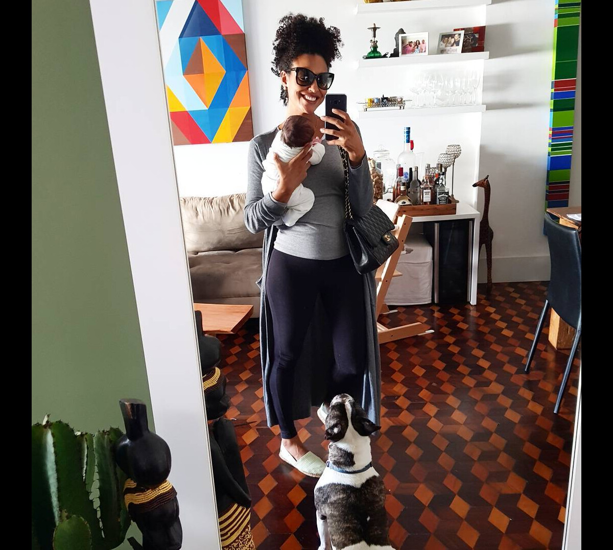 Foto: Sheron Menezzes relatou o parto do filho, Benjamin, em post no ...