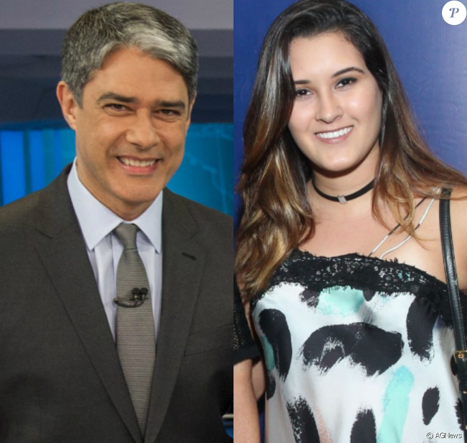 William Bonner posa com filha em foto e fãs notam semelhança: 'Mesmo ...