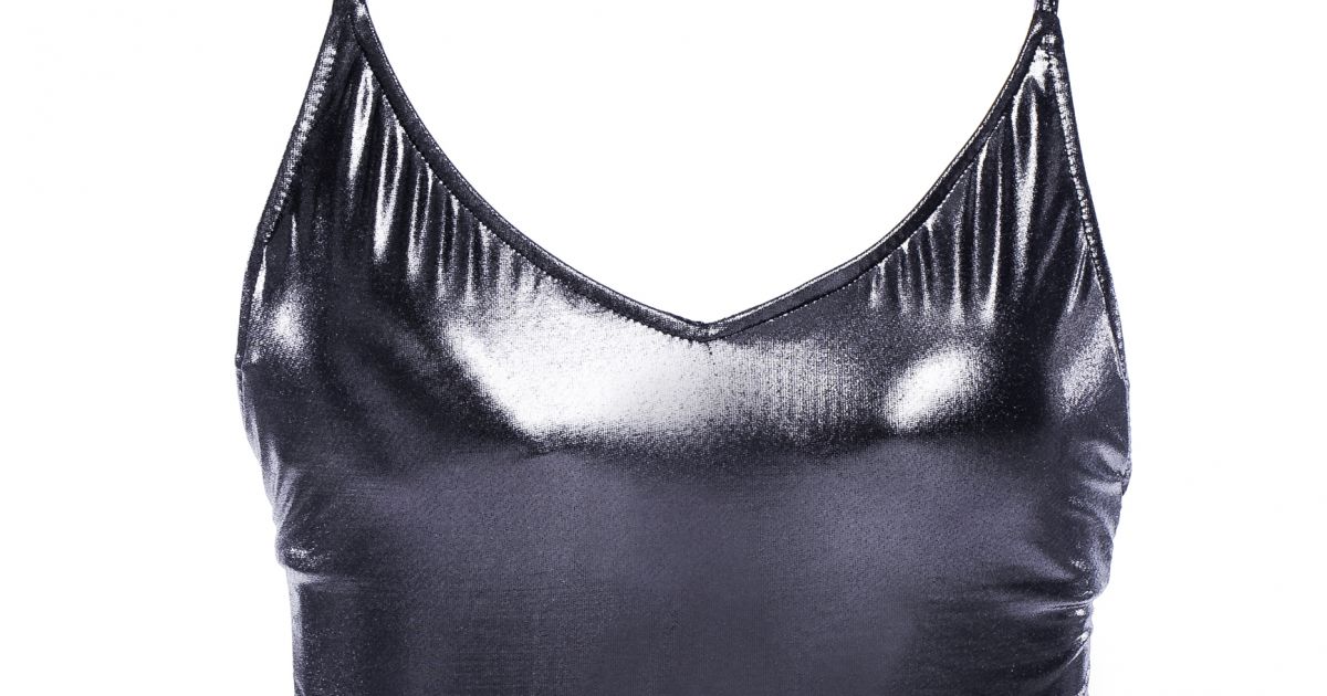 Outro modelo de body metalizado é esse da Blih! que está R$110,00 ...