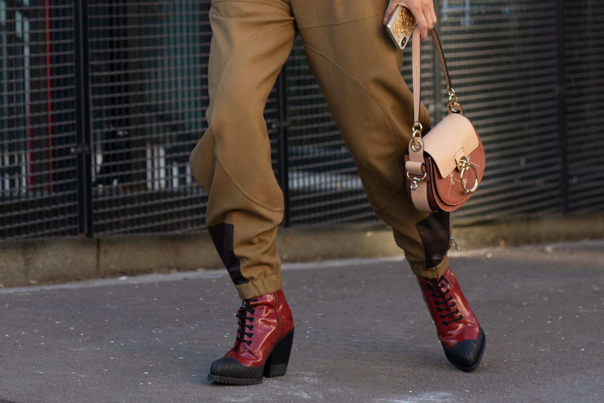 Foto: No detalhe: boots bicolor - Purepeople
