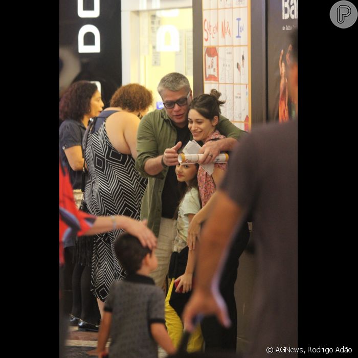 Fabio Assunção e a filha, Ella Felipa, de 8 anos, conversaram com Luisa ...