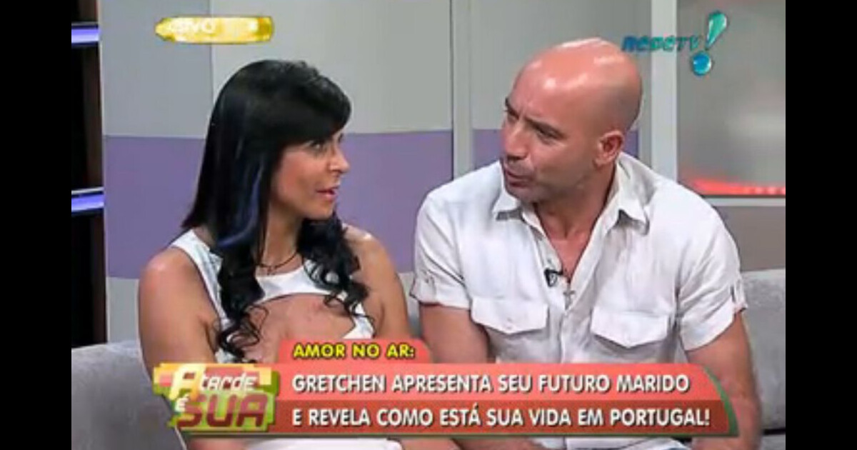 Gretchen apresenta namorado em programa de TV: 'Vamos fazer dois meses ...