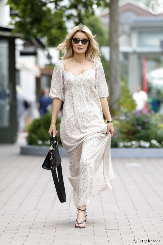 Vestido com decote e manga bufante é tendência! Dicas para usar ...