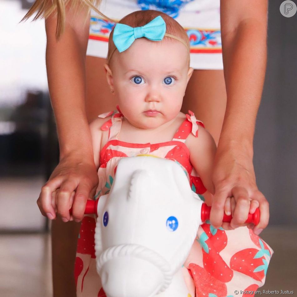 Roberto Justus se derrete por filha caçula, Vicky, e foto encanta web ...