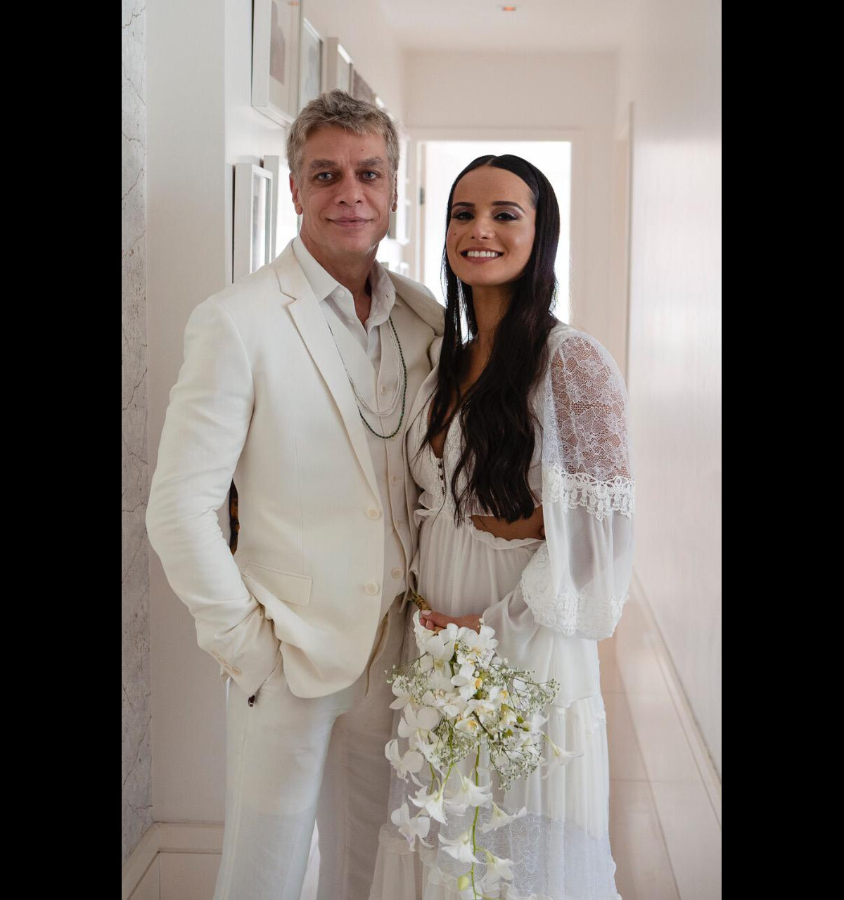 Foto: Fabio Assunção e Ana Verena se casaram em outubro de 2020 ...